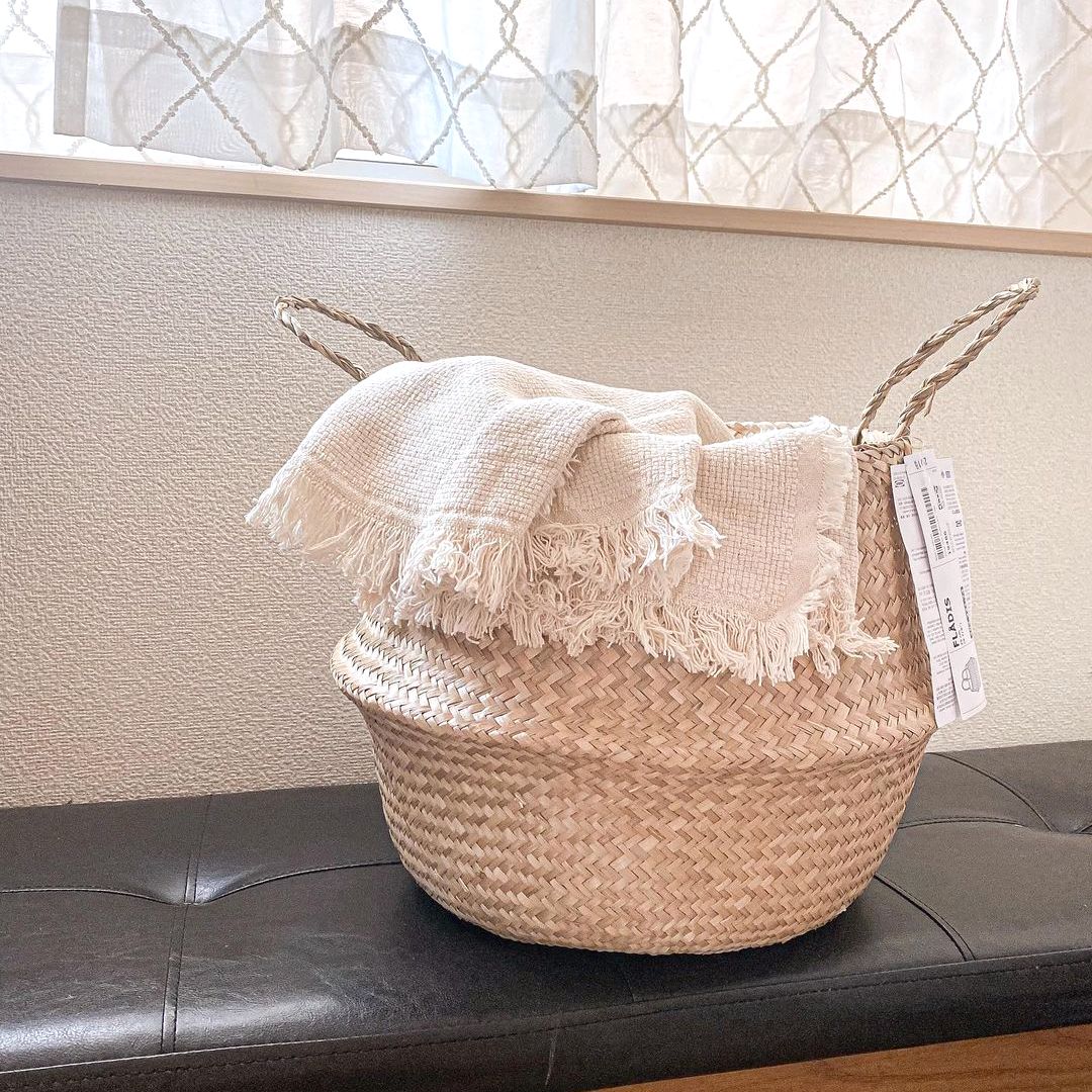 どんなインテリアにも馴染む人気アイテム。IKEAの【FLADIS】バスケット | folk